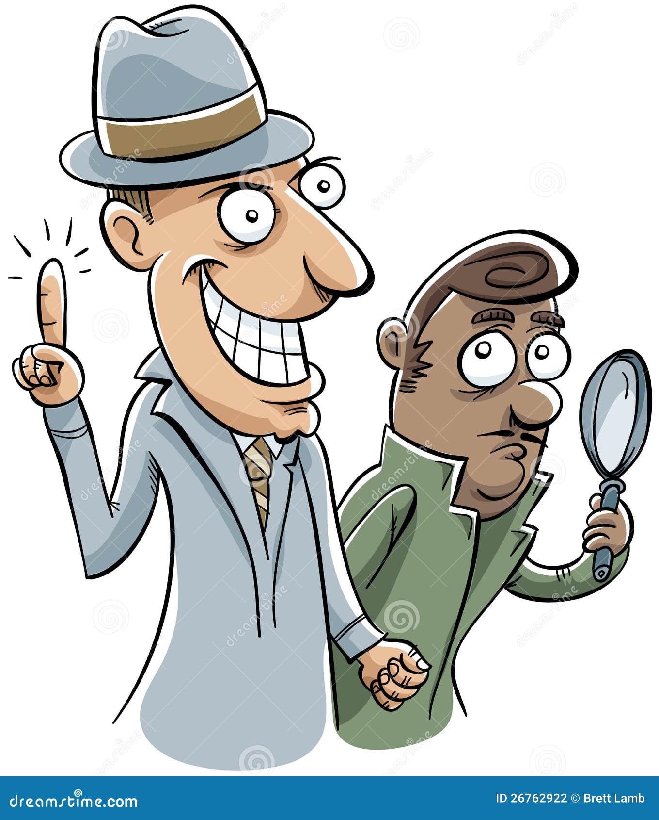 Detective Inspiration stock illustration. Illustration of sidekick ...