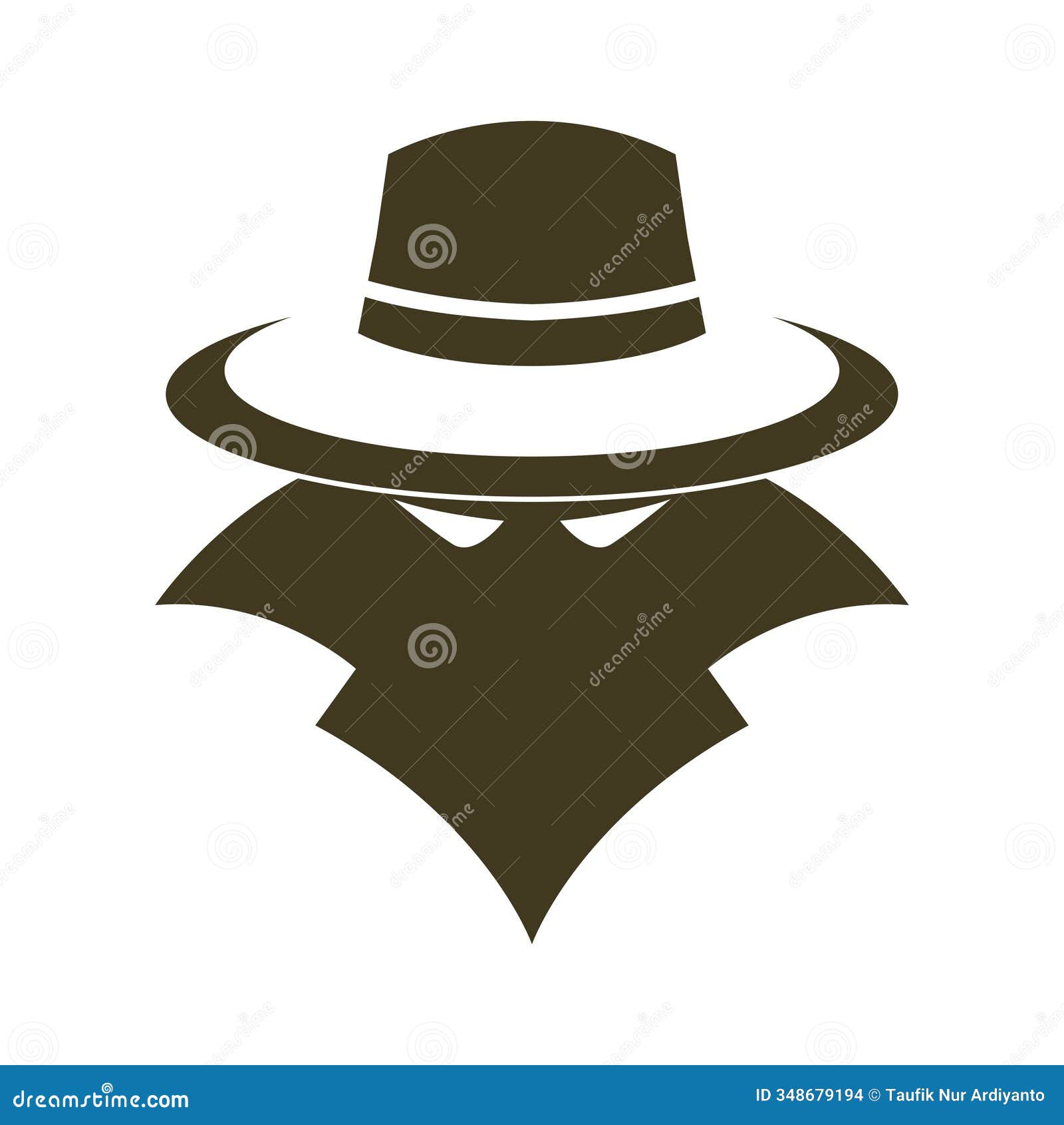 Detective Man Logo Design, Mafia Detective Fashion Tuxedo And Hat ...