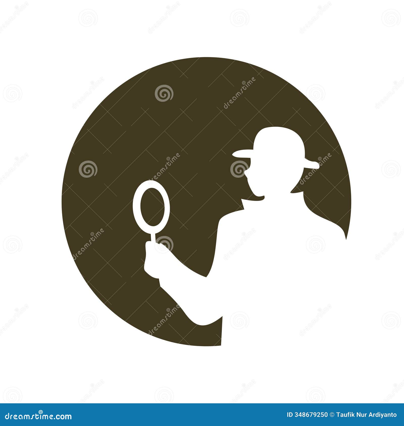 Detective Logo Icon Design Vector Illustration | CartoonDealer.com ...