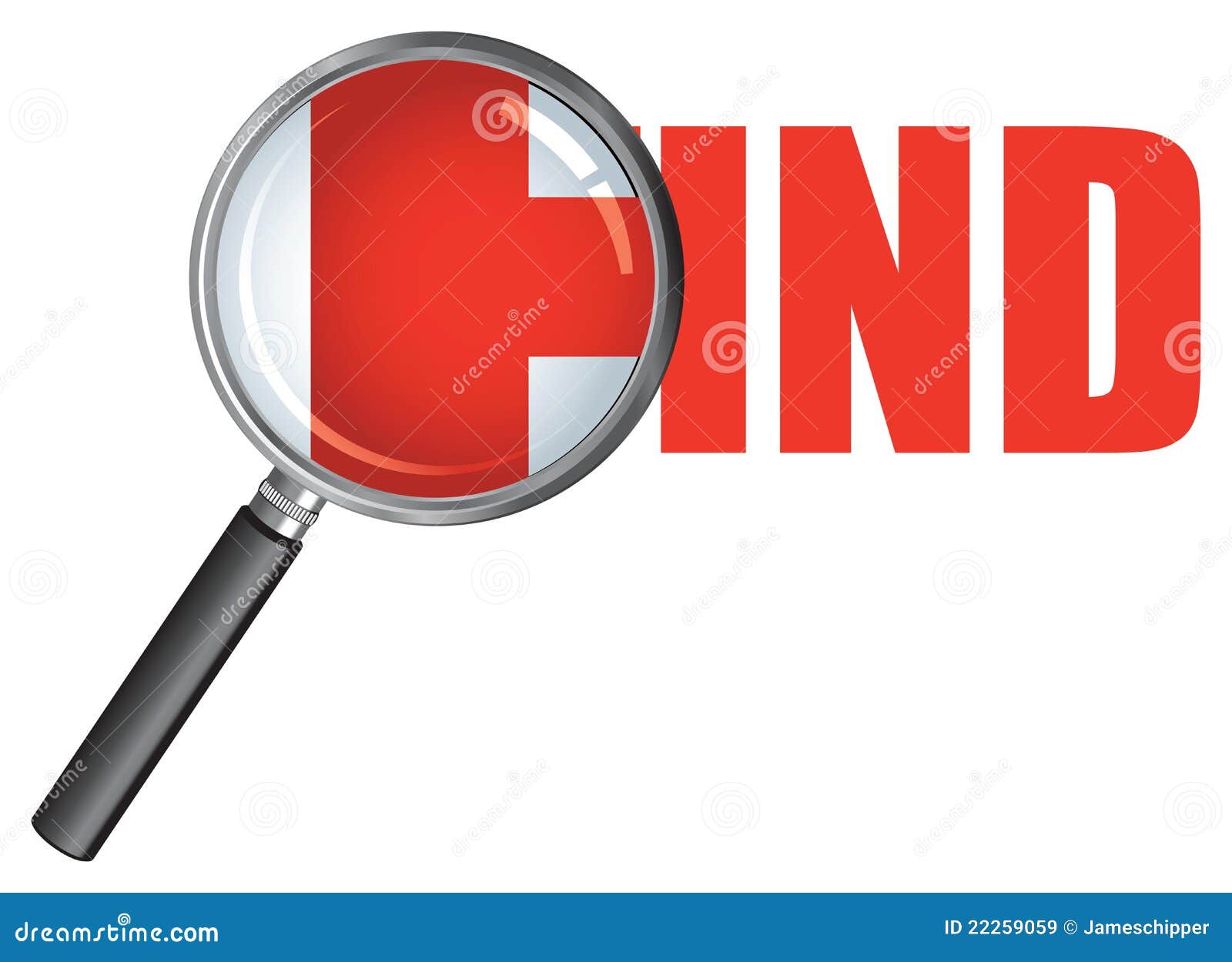 Detective With Magnifying Glass Peeking Out Of The Corner Cartoon ...