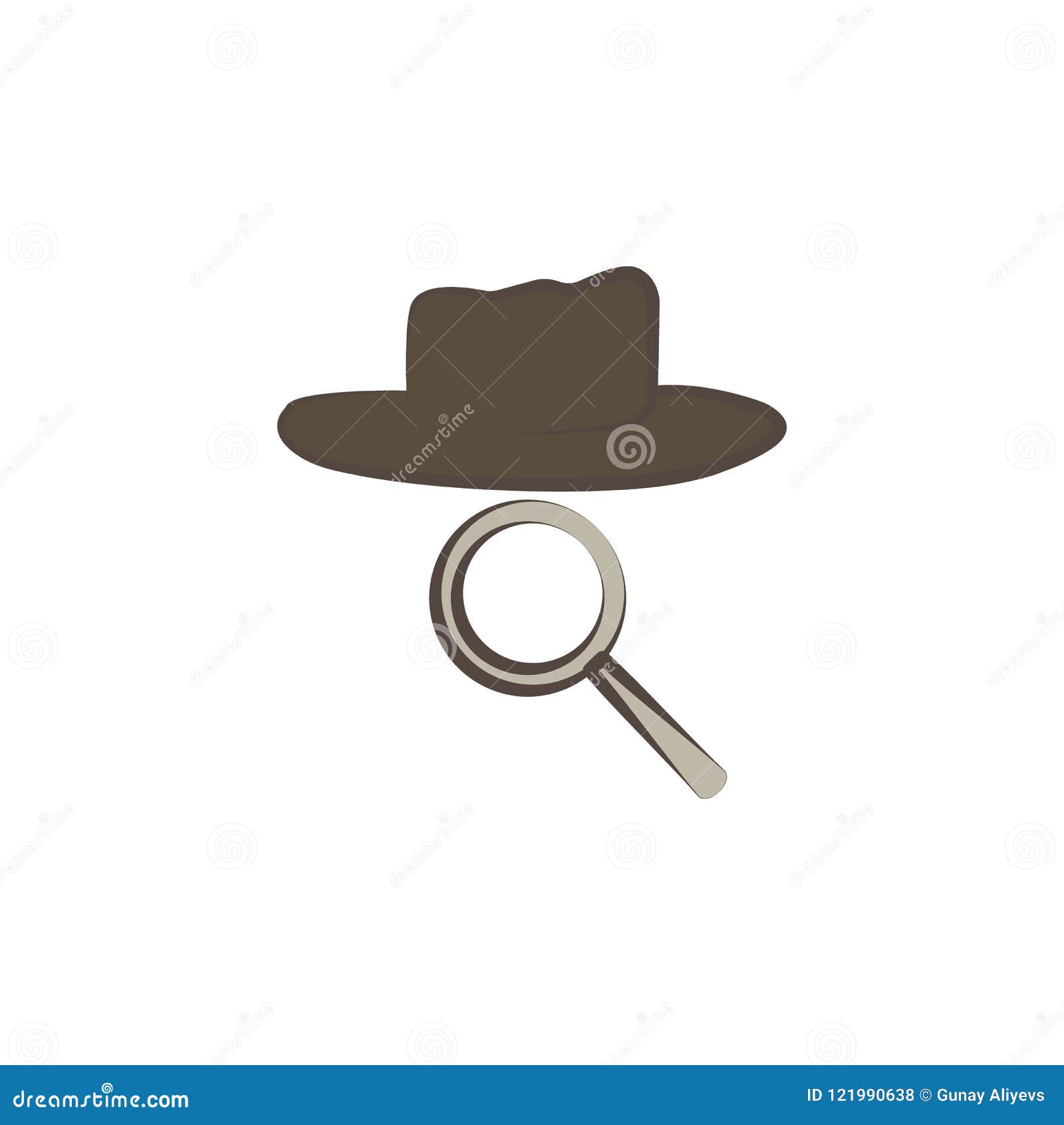 Detective Tools. Cartoon Vector Illustration. | CartoonDealer.com #96747574