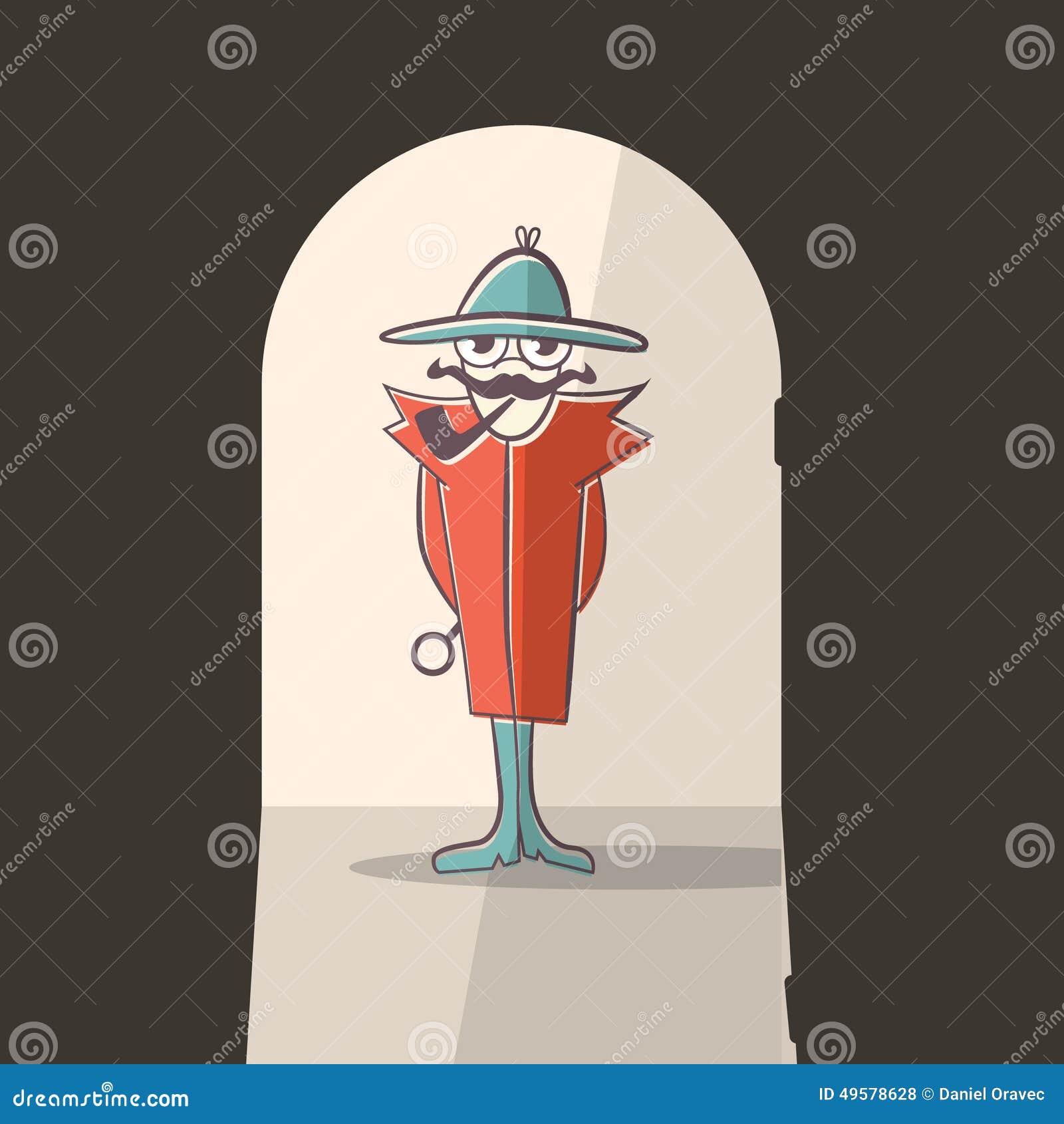 Detective Vector. Professional Vintage Tec, Snoop, Shamus, Spotter Man ...