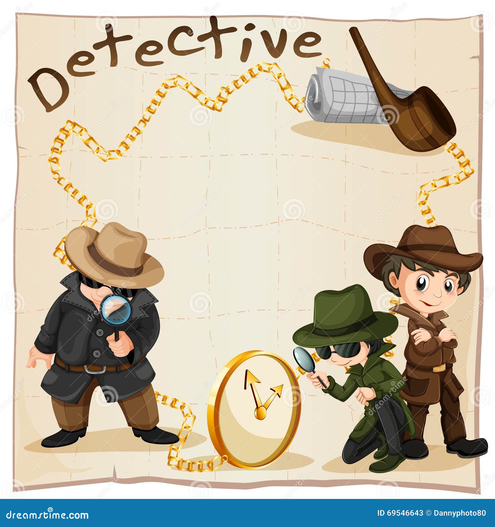 Man And Woman Detectives, Inspectors Team Vector | CartoonDealer.com ...