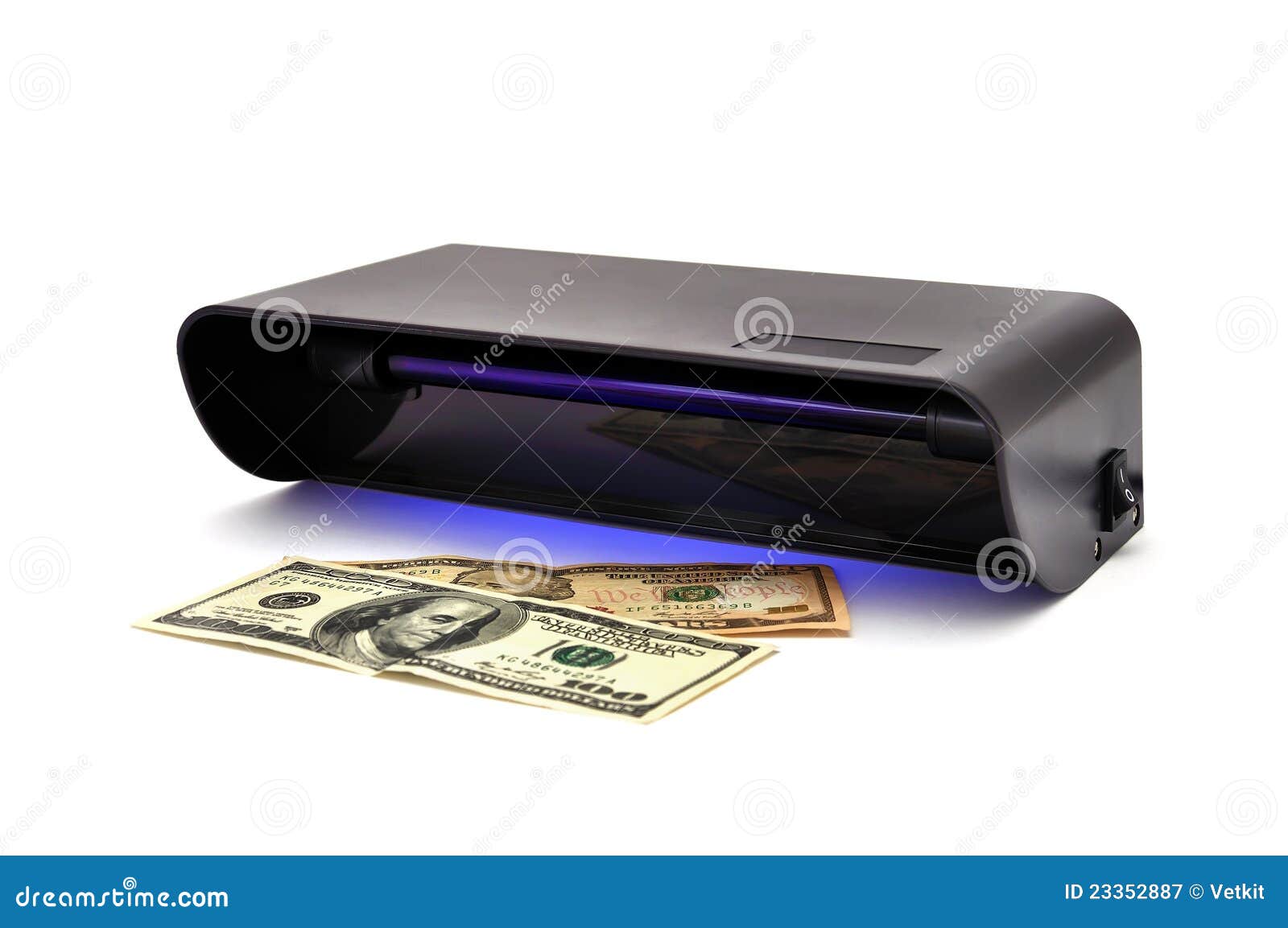 Detector banknotes stock image. Image of greenback, concepts - 23352887