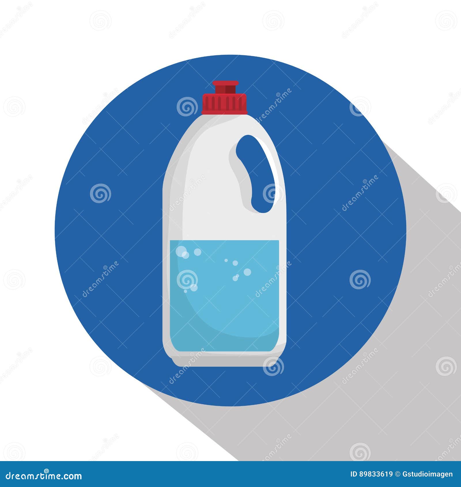 Detergent Bottle Laundry Icon Stock Illustration - Illustration of ...