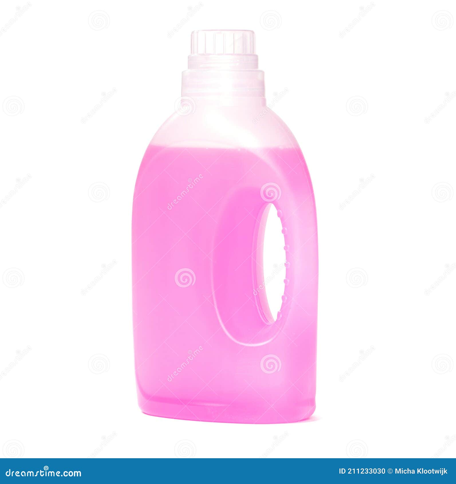 Detergent Bottle, Pink Liquid Washing Soap for Textile Stock Photo ...