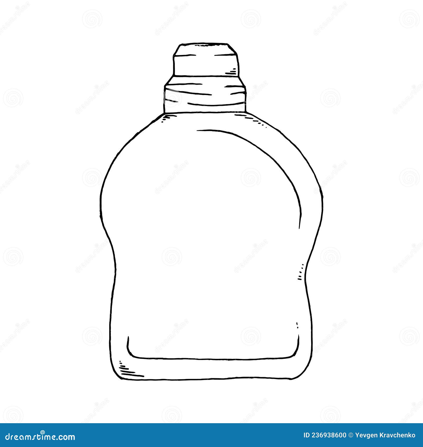 Detergent Bottle. Vector Cleaning Products Bottles Stock Vector ...