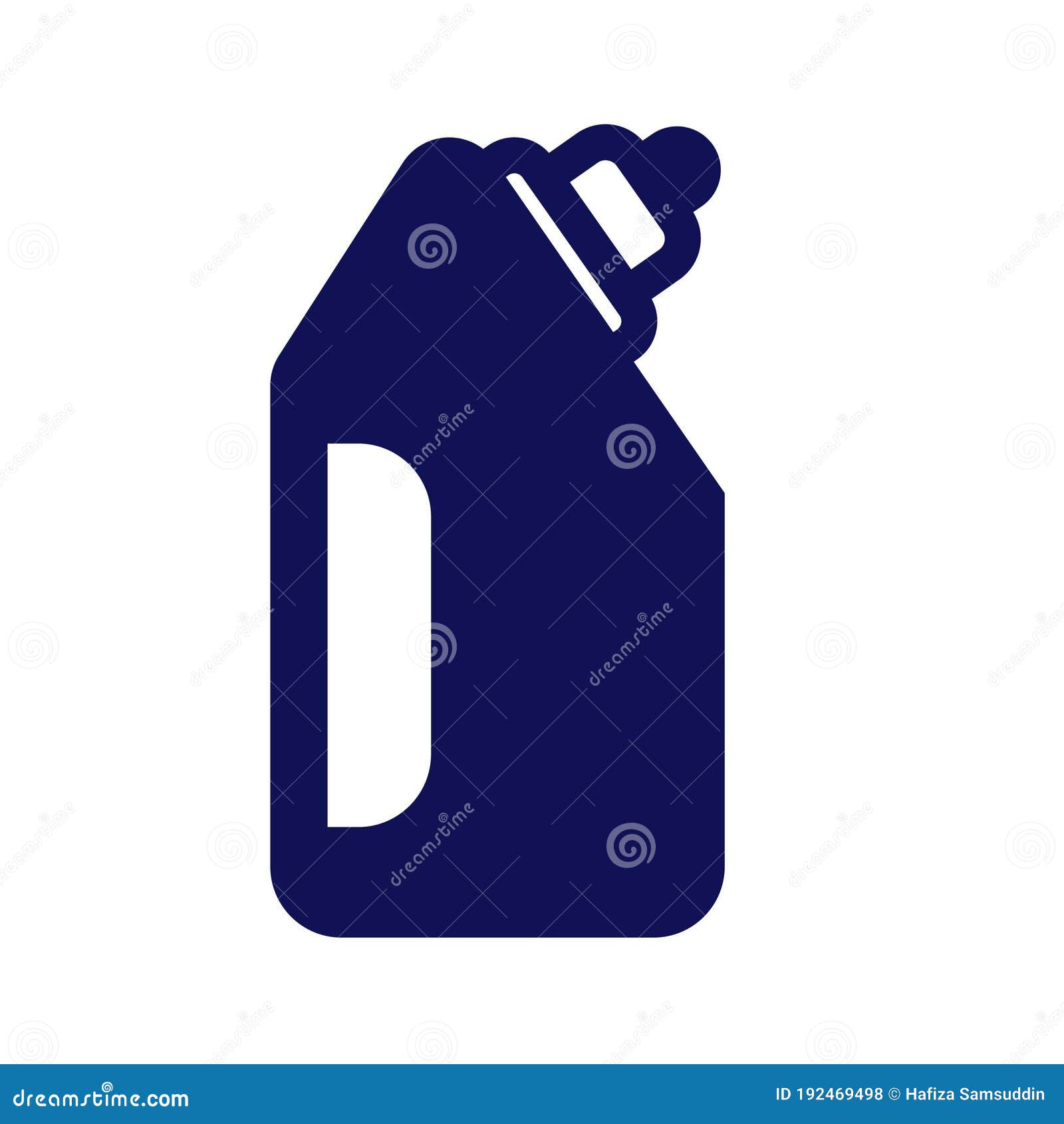 Detergent Bottle. Vector Illustration Decorative Design Stock Vector ...