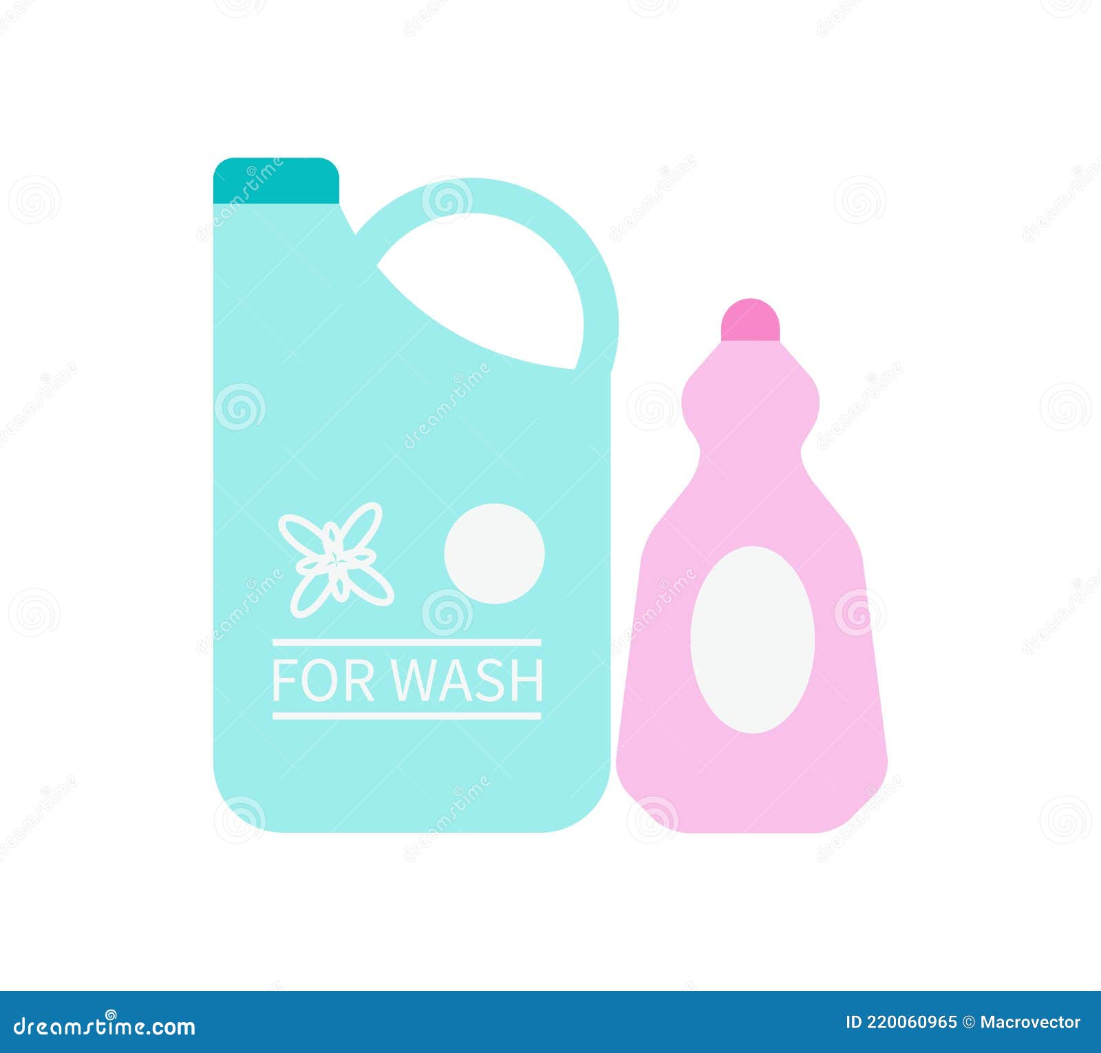 Detergent Flat Icon stock vector. Illustration of ironing - 220060965