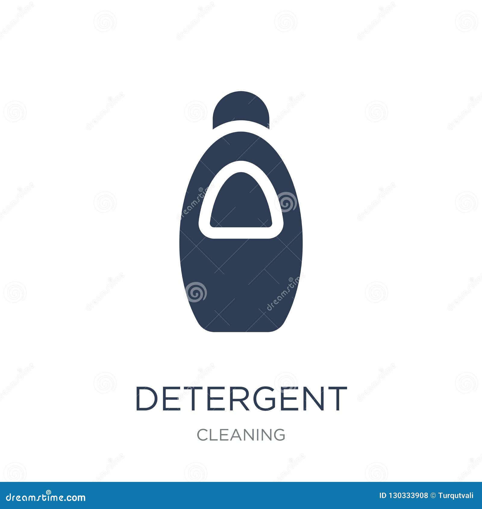Detergent Icon. Trendy Flat Vector Detergent Icon on White Background ...