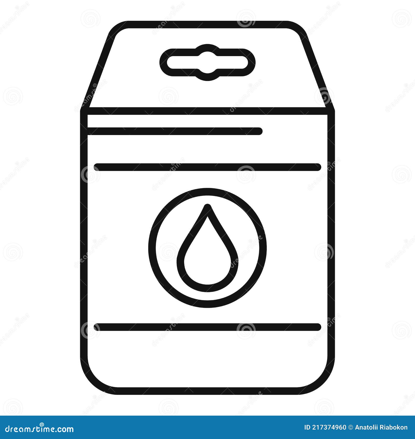 Detergent Pack Icon, Outline Style Stock Vector - Illustration of ...