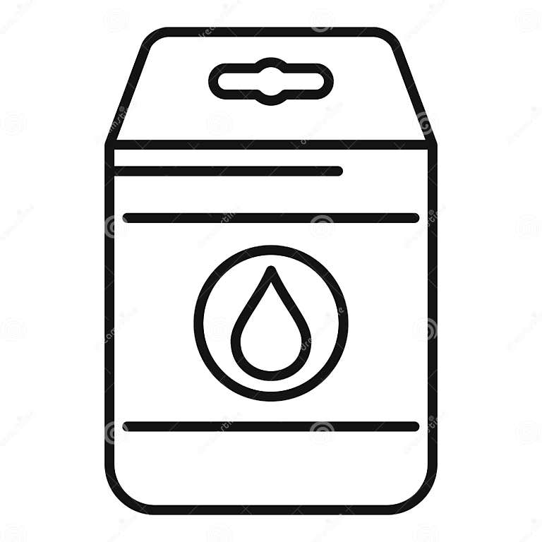 Detergent Pack Icon, Outline Style Stock Vector - Illustration of ...