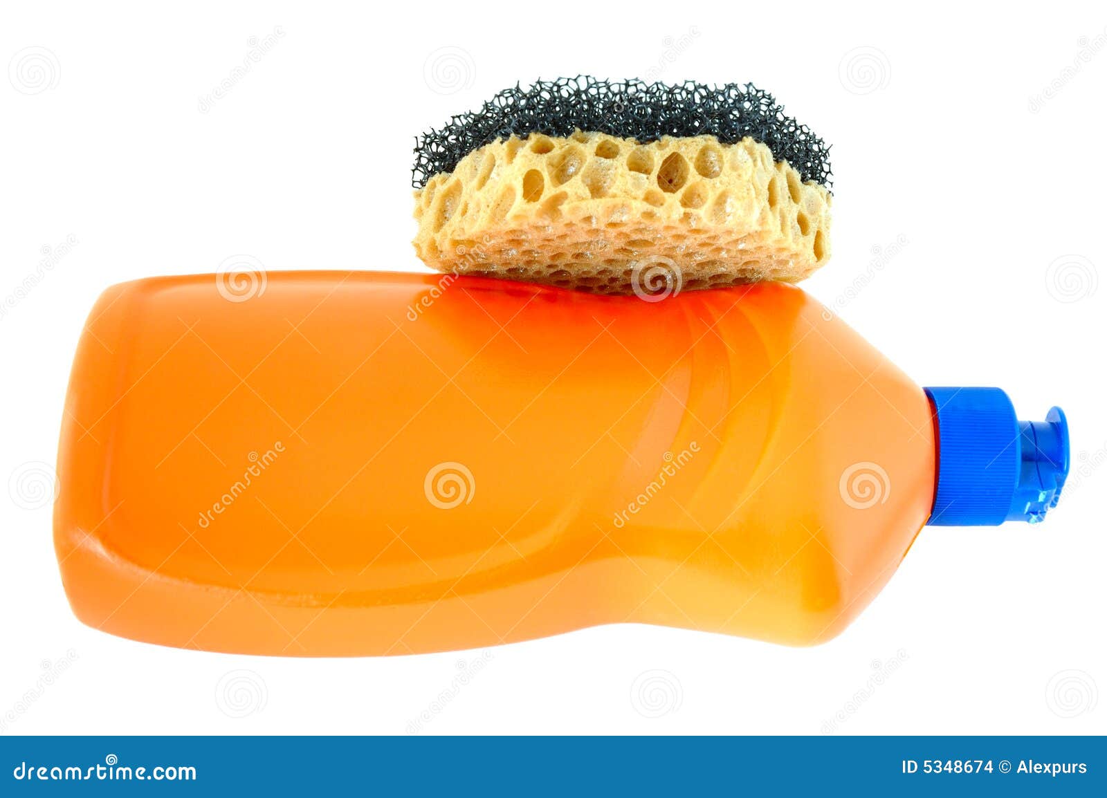 Detergent And Sponge. Picture Image: 5348674