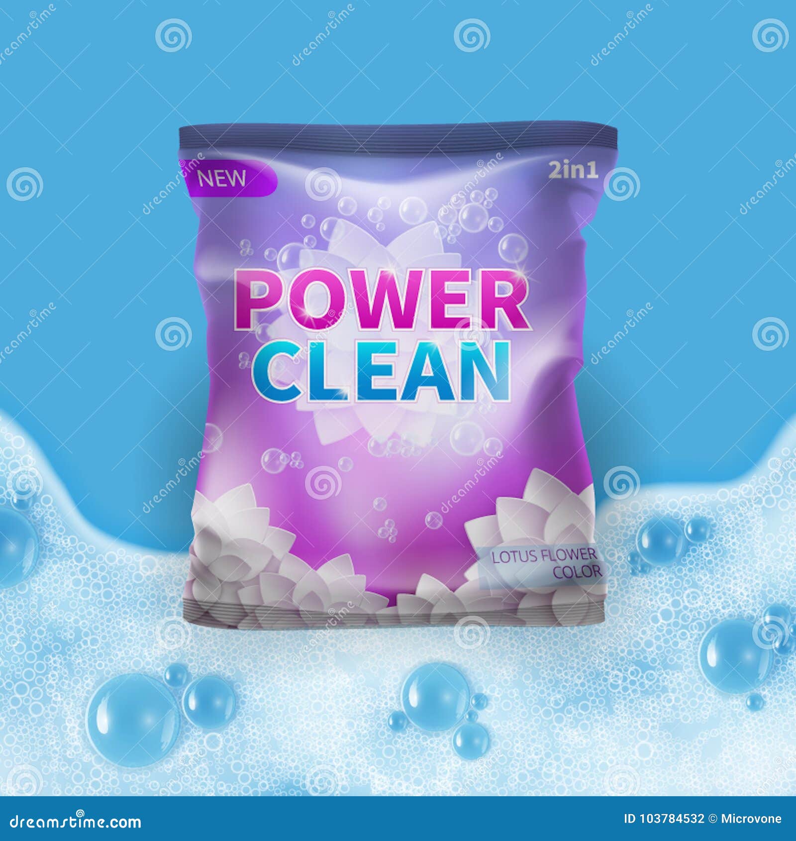 Detergent Vector Outline Icon. Vector Illustration Powder For Laundry ...