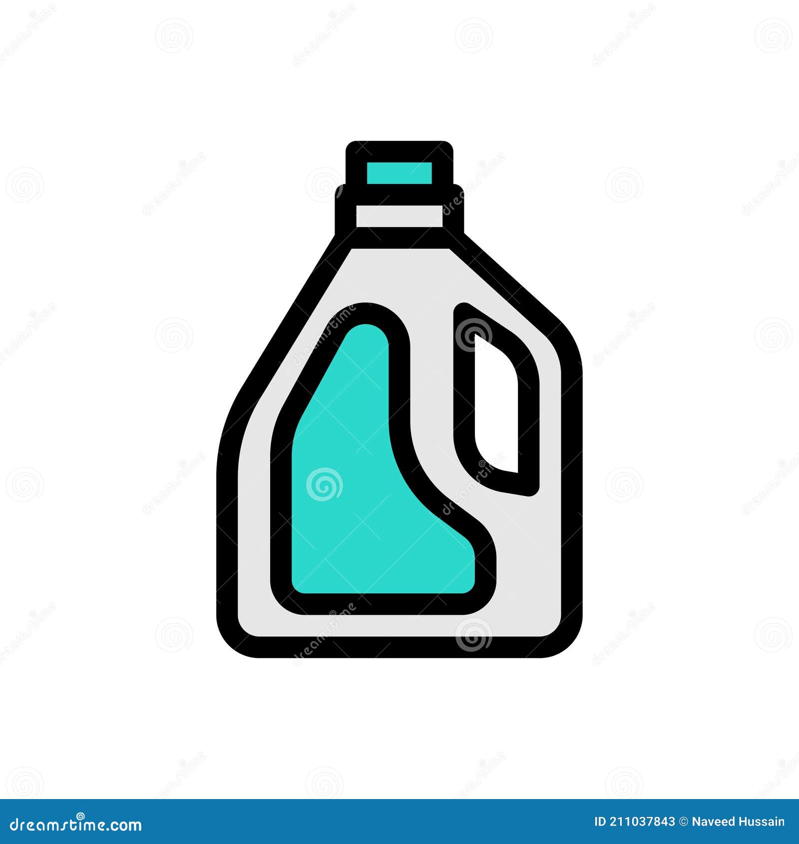 Detergent stock vector. Illustration of line, pictogram - 211037843