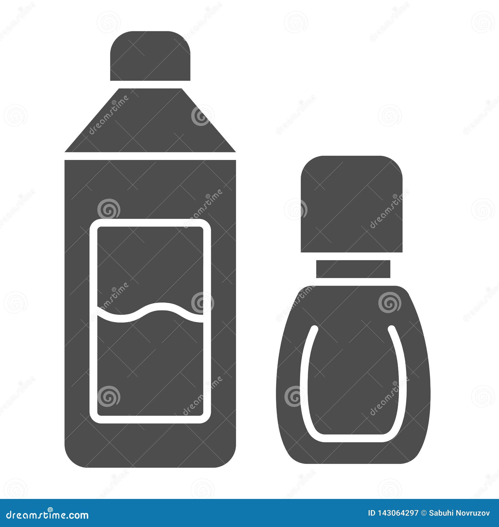 Detergents Solid Icon. Household Vector Illustration Isolated on White ...