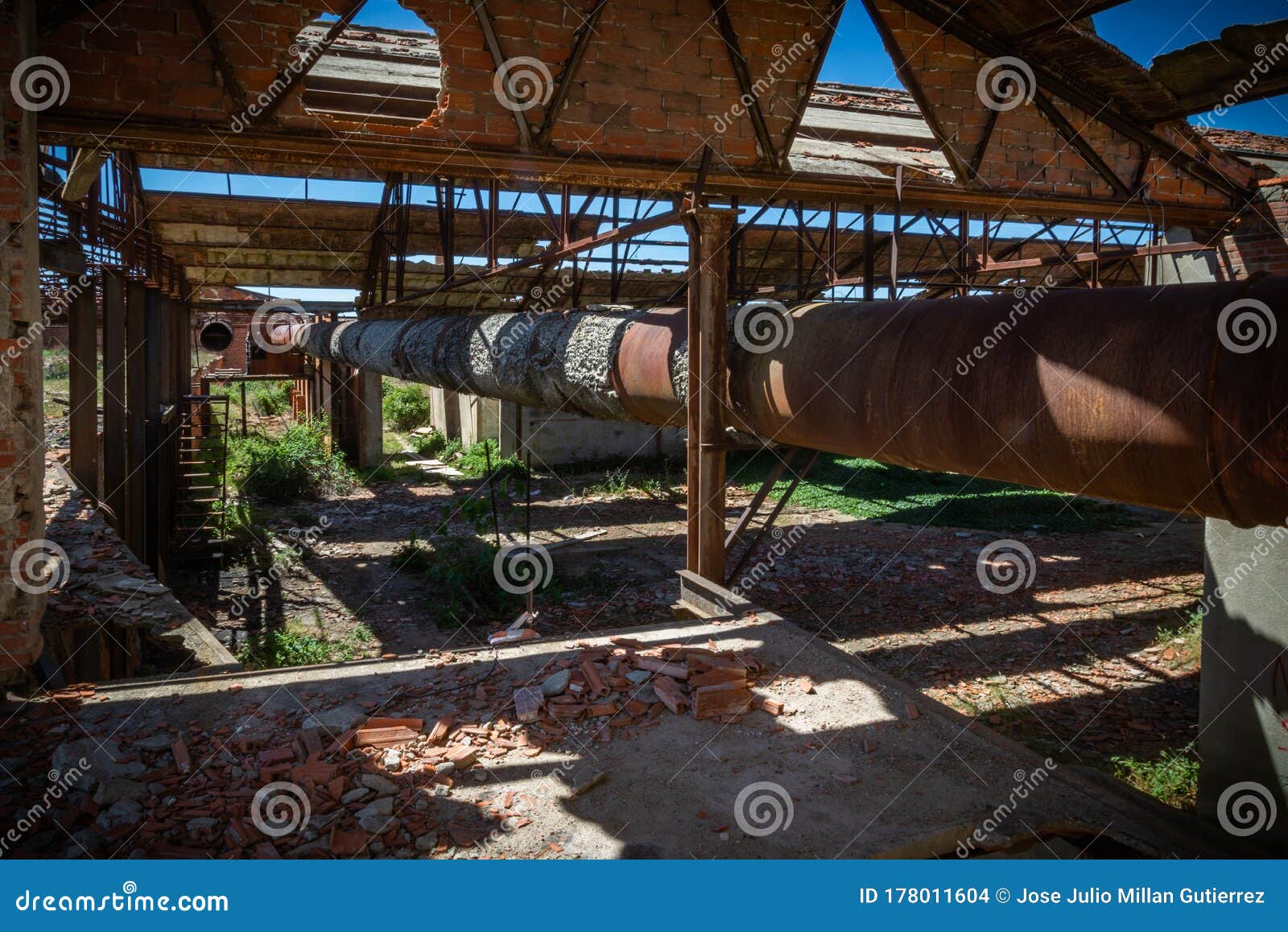 Deteriorating Industrial Heritage Stock Photo - Image of gothic ...