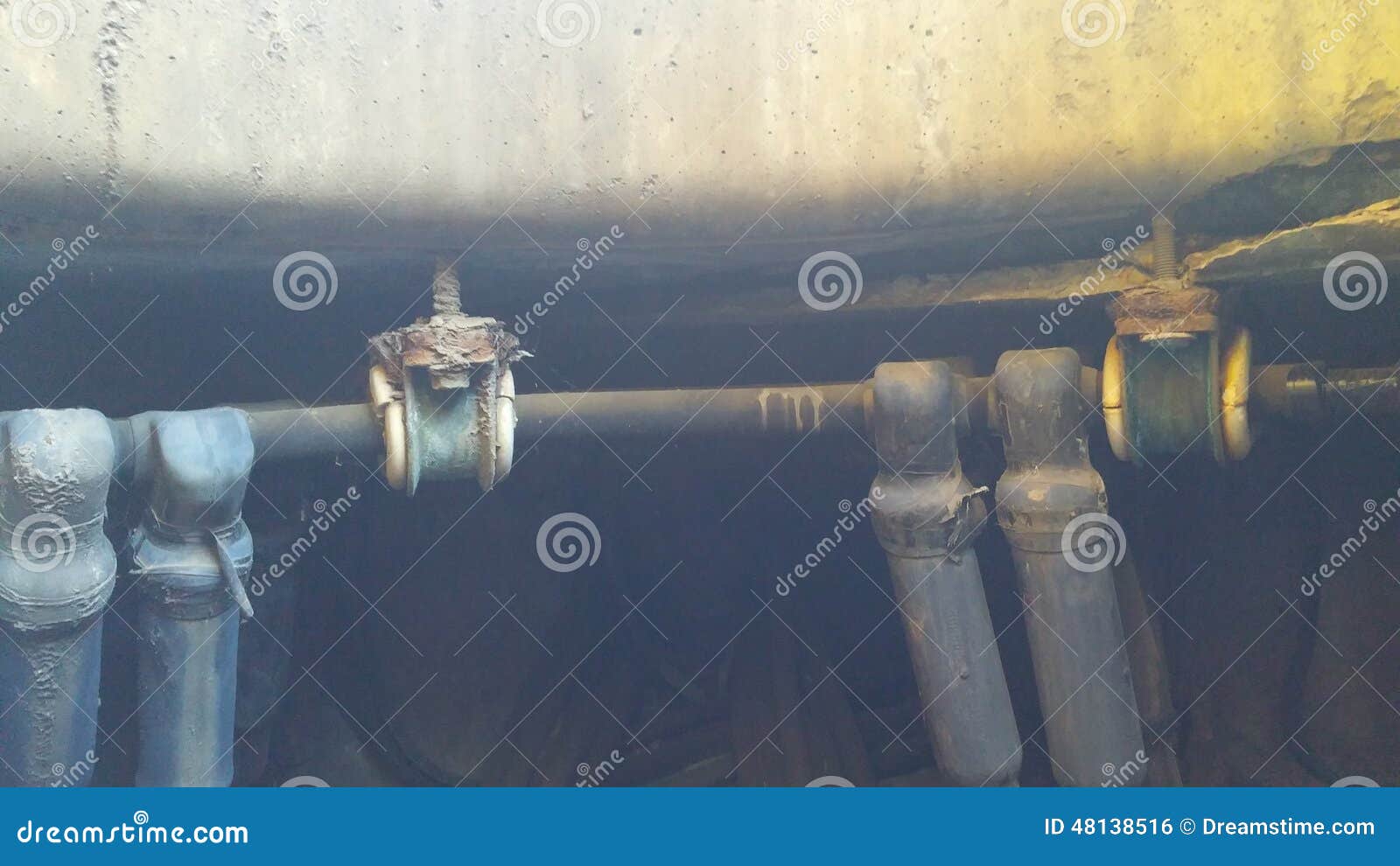Deteriorating Utility Infrastructure Stock Photo - Image of underground ...
