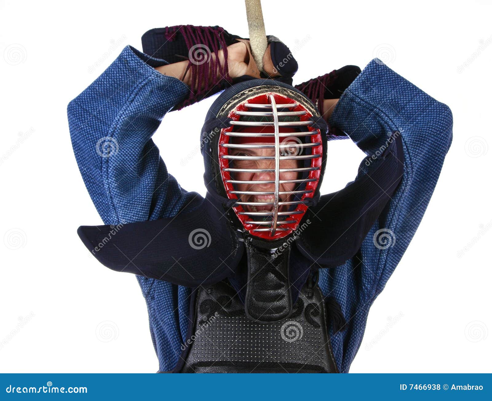 Determinado atacar foto de archivo. Imagen de deslumbrar - 7466938