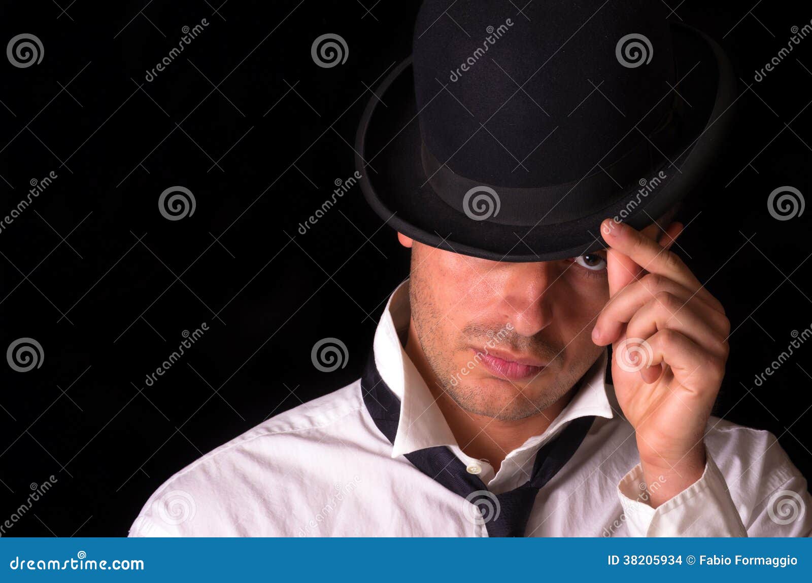 Determinated young man stock photo. Image of looking - 38205934