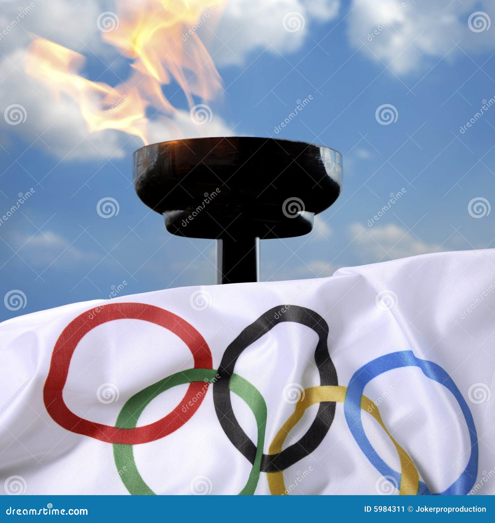 Determination editorial photo. Image of flag, games, blue - 5984311