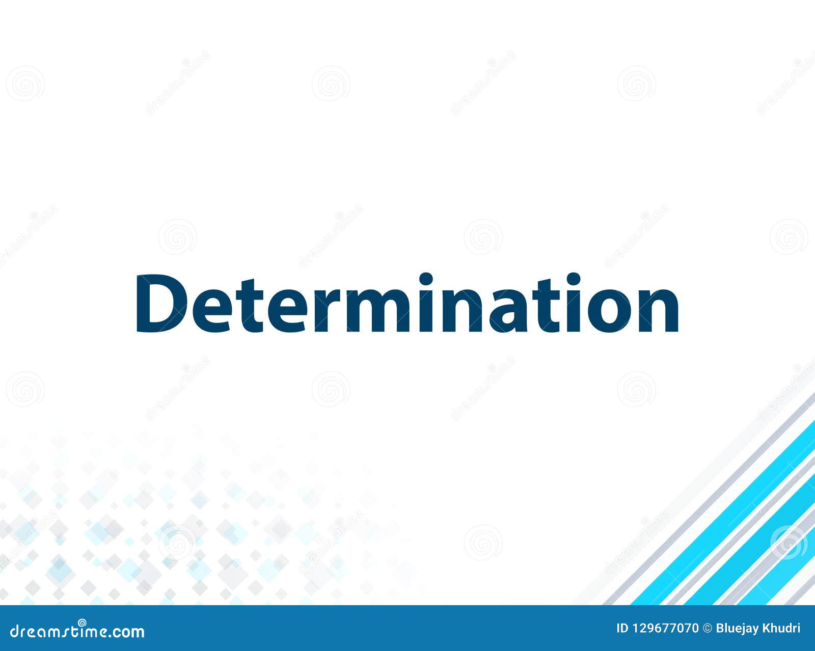 Determination Modern Flat Design Blue Abstract Background Stock ...