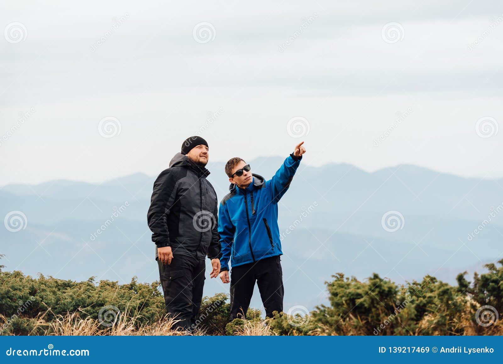 Determination of the Path on the Ridge Stock Image - Image of mountains ...