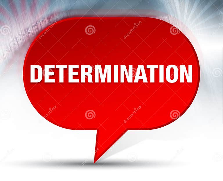 Determination Red Bubble Background Stock Illustration - Illustration ...