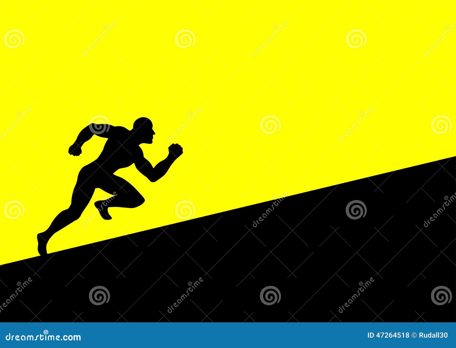 Determination stock vector. Illustration of fast, character - 47264518