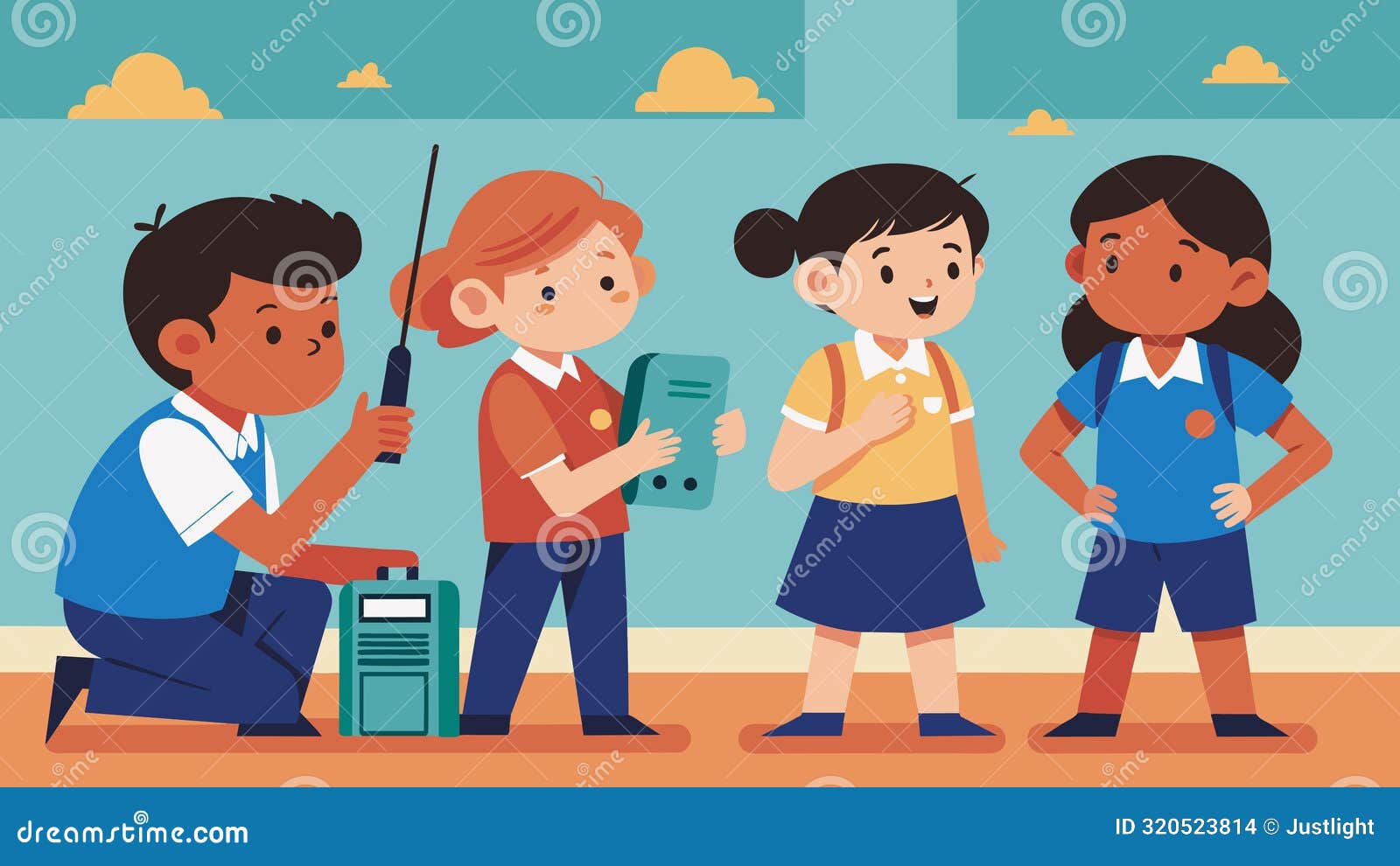 With Determination on Their Faces Students Practice How To Communicate ...