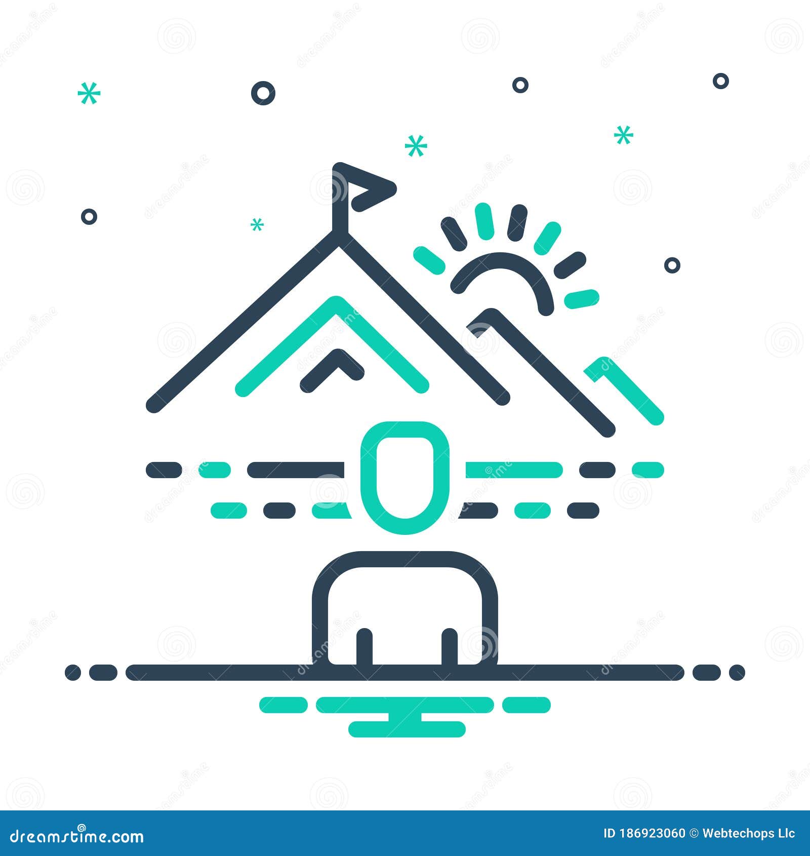 Determine Career Path Concept Icon Royalty-Free Cartoon | CartoonDealer ...