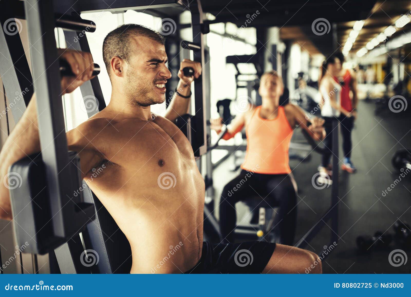 Determined Athlete Pushing the Limits Stock Image - Image of endurance ...
