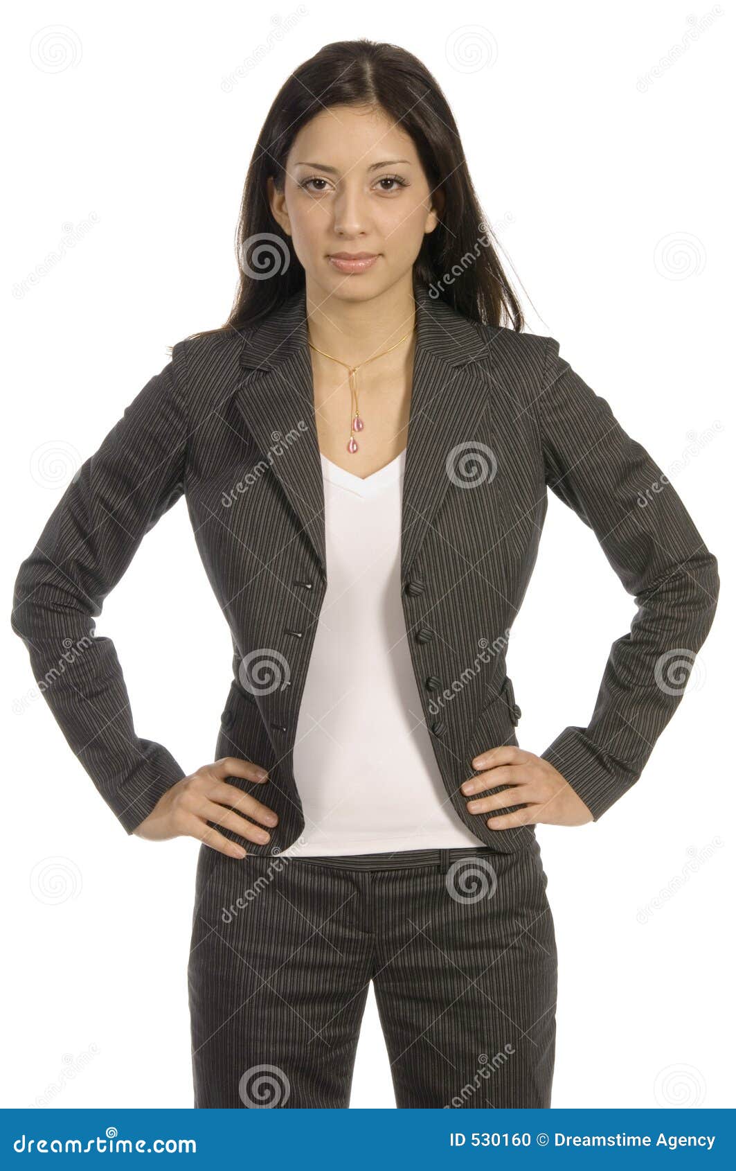 Determined brunette stock photo. Image of females, determined - 530160