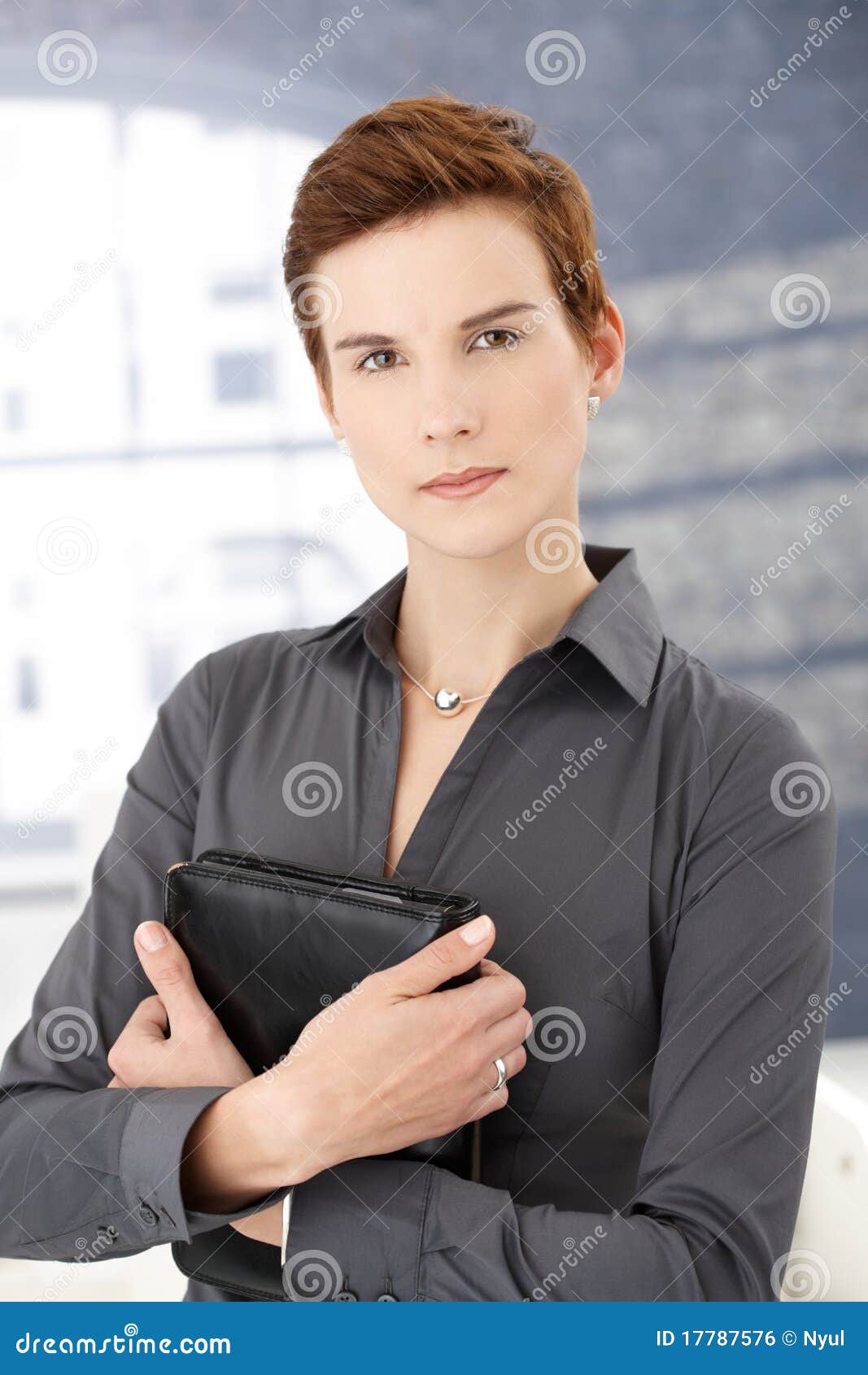 Determined Businesswoman Feel Motivated Win Deal, Achieve Success ...