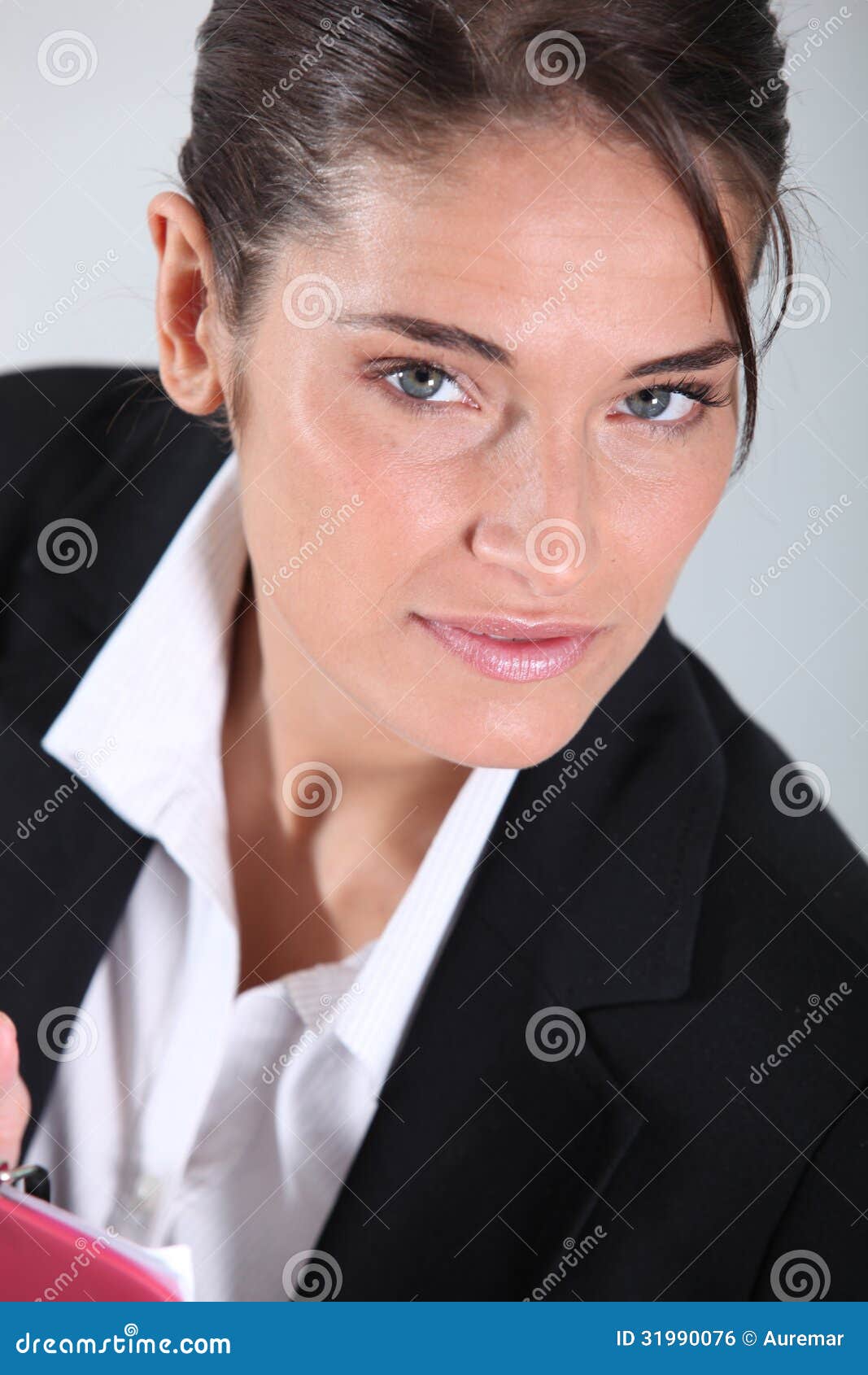 Determined businesswoman stock photo. Image of files - 31990076