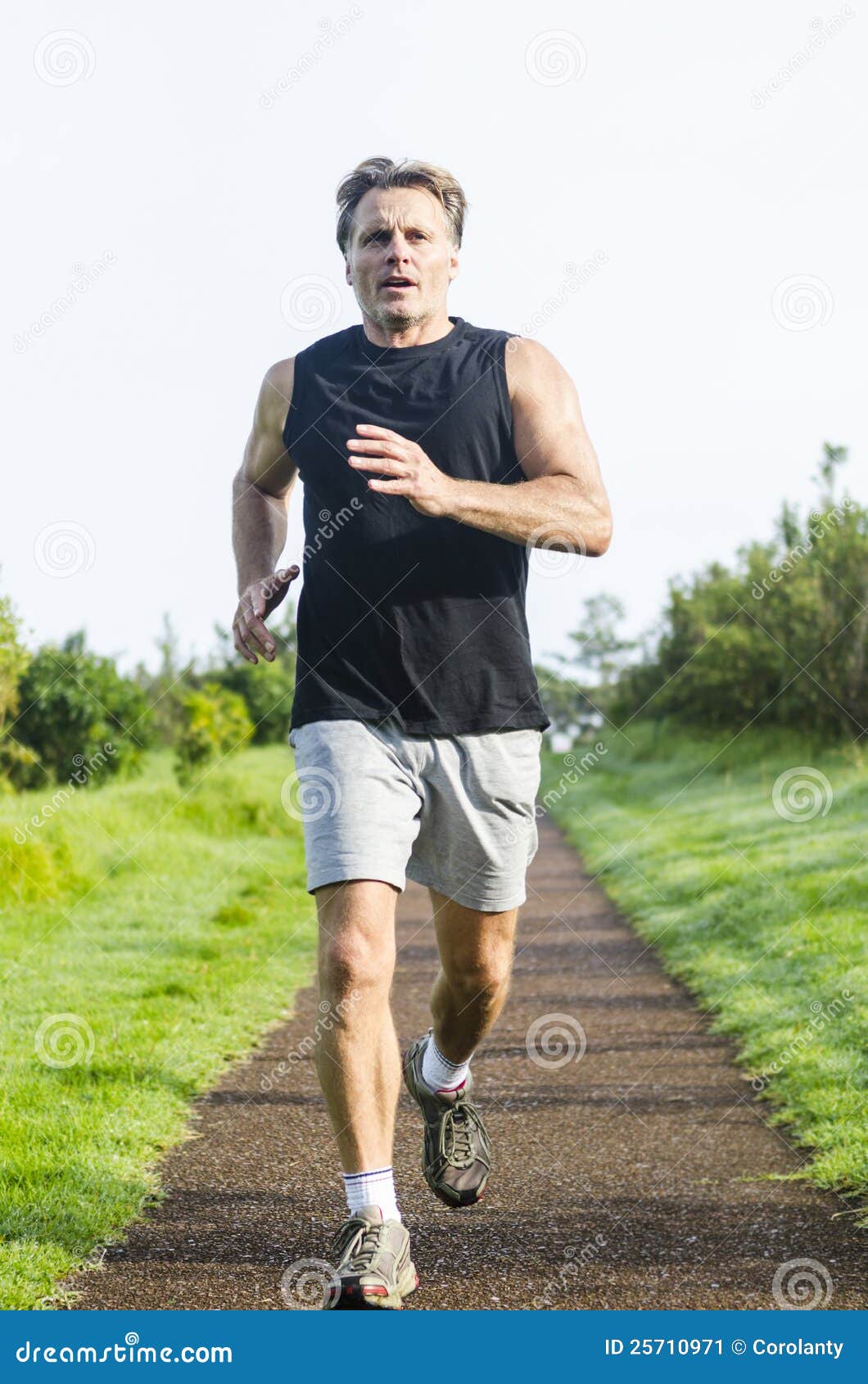 Determined Looking Sportsman. Stock Image - Image of handsome, gorgeous ...
