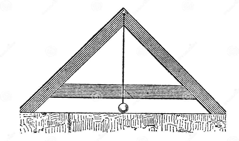 Determining the Level of the Legs of a Triangular Frame Using a ...