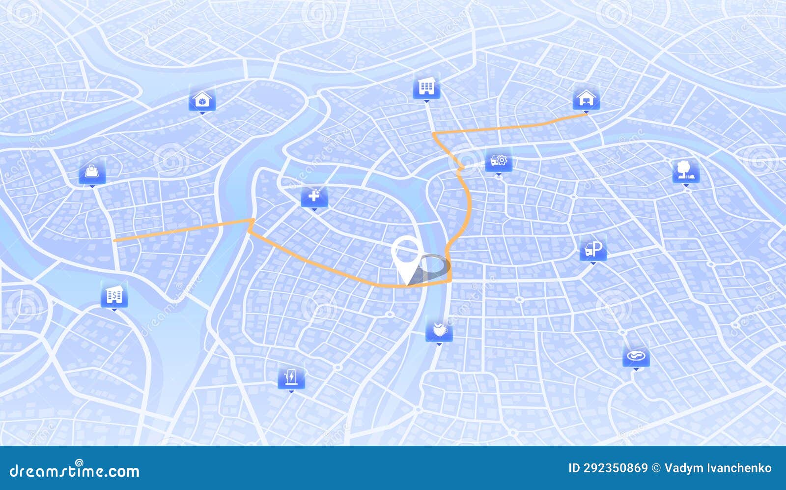 Determining the Location on the Plan of an Abstract City. Path Turn ...