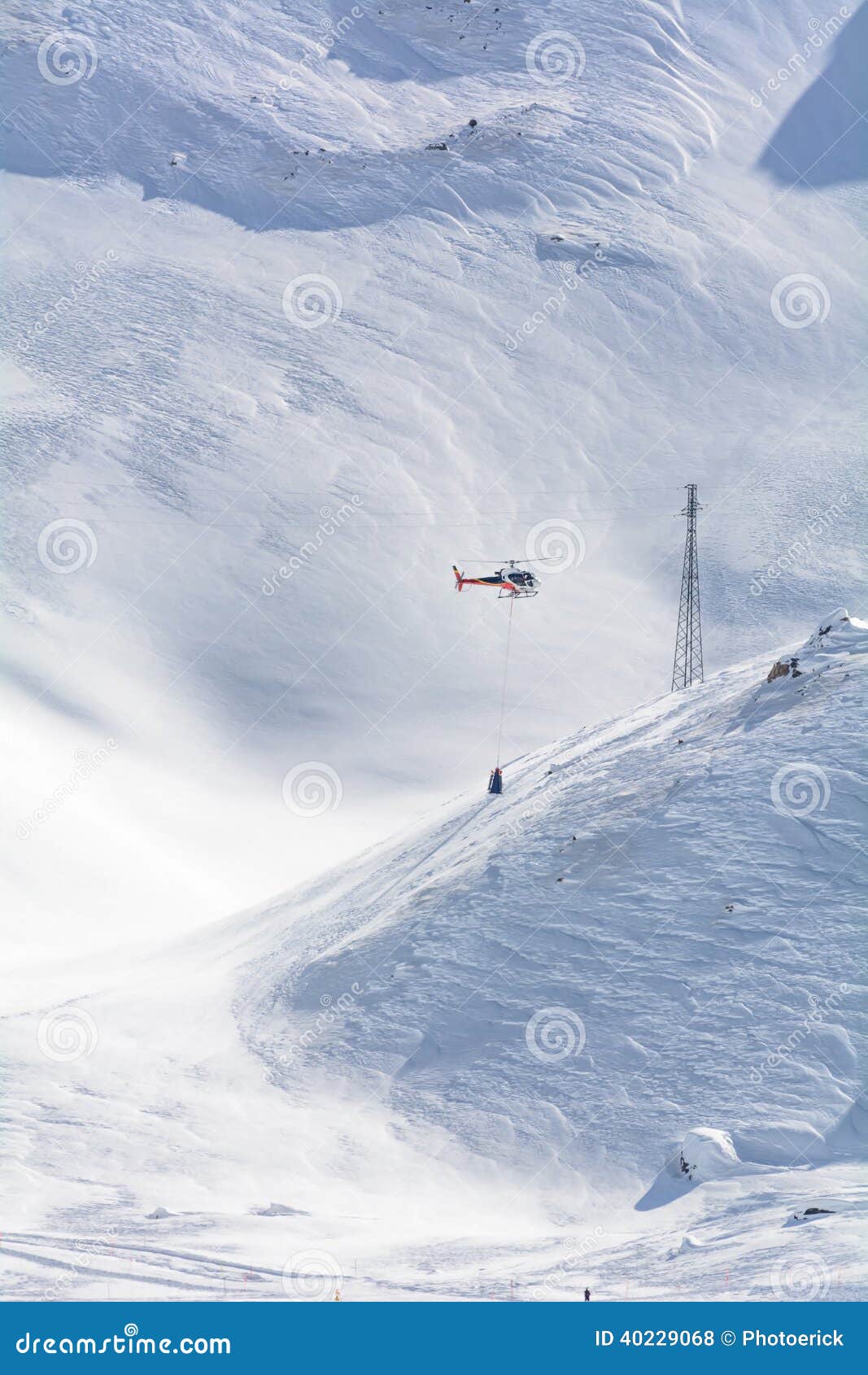 Detonating Bell for Avalanches Prevention Stock Photo - Image of sound ...