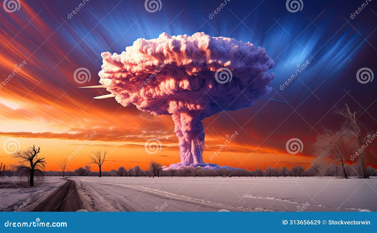 Detonation Atomic Explosion Stock Illustration - Illustration of ...