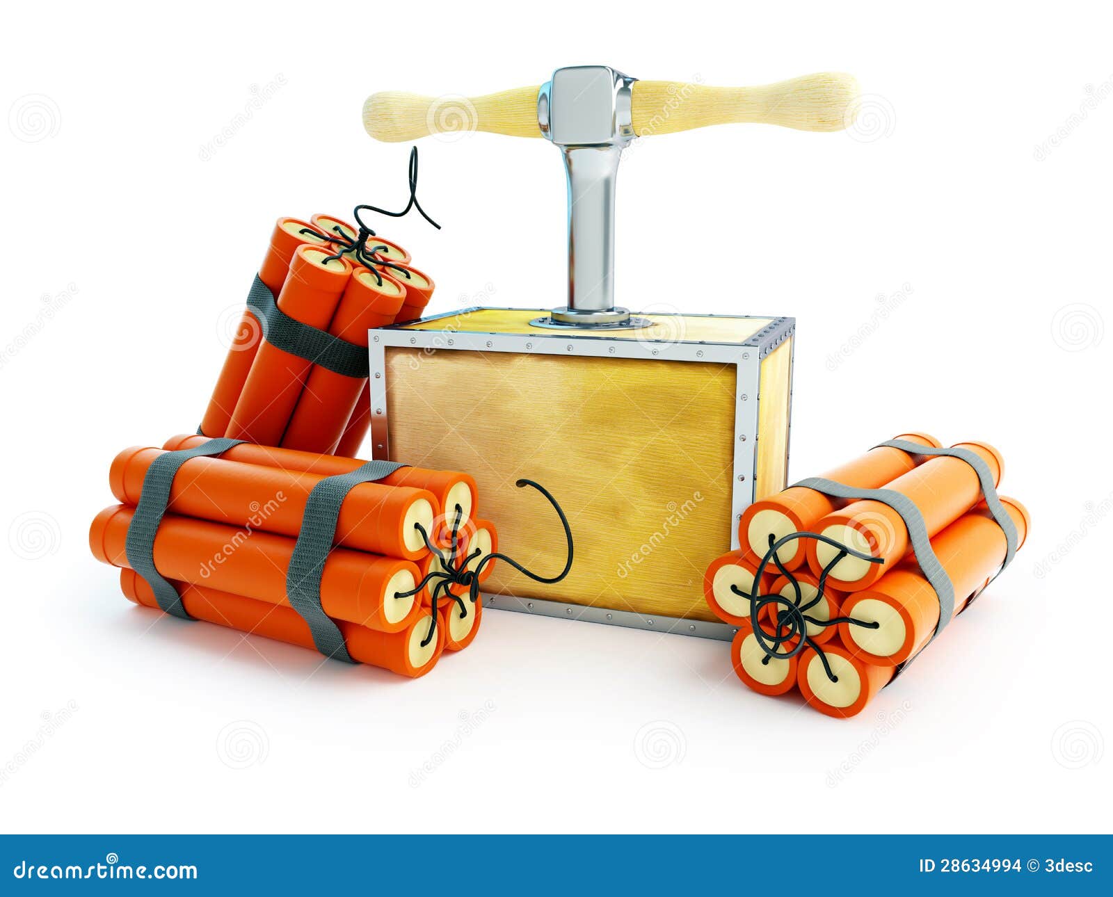 Red Detonator Royalty-Free Illustration | CartoonDealer.com #45270279