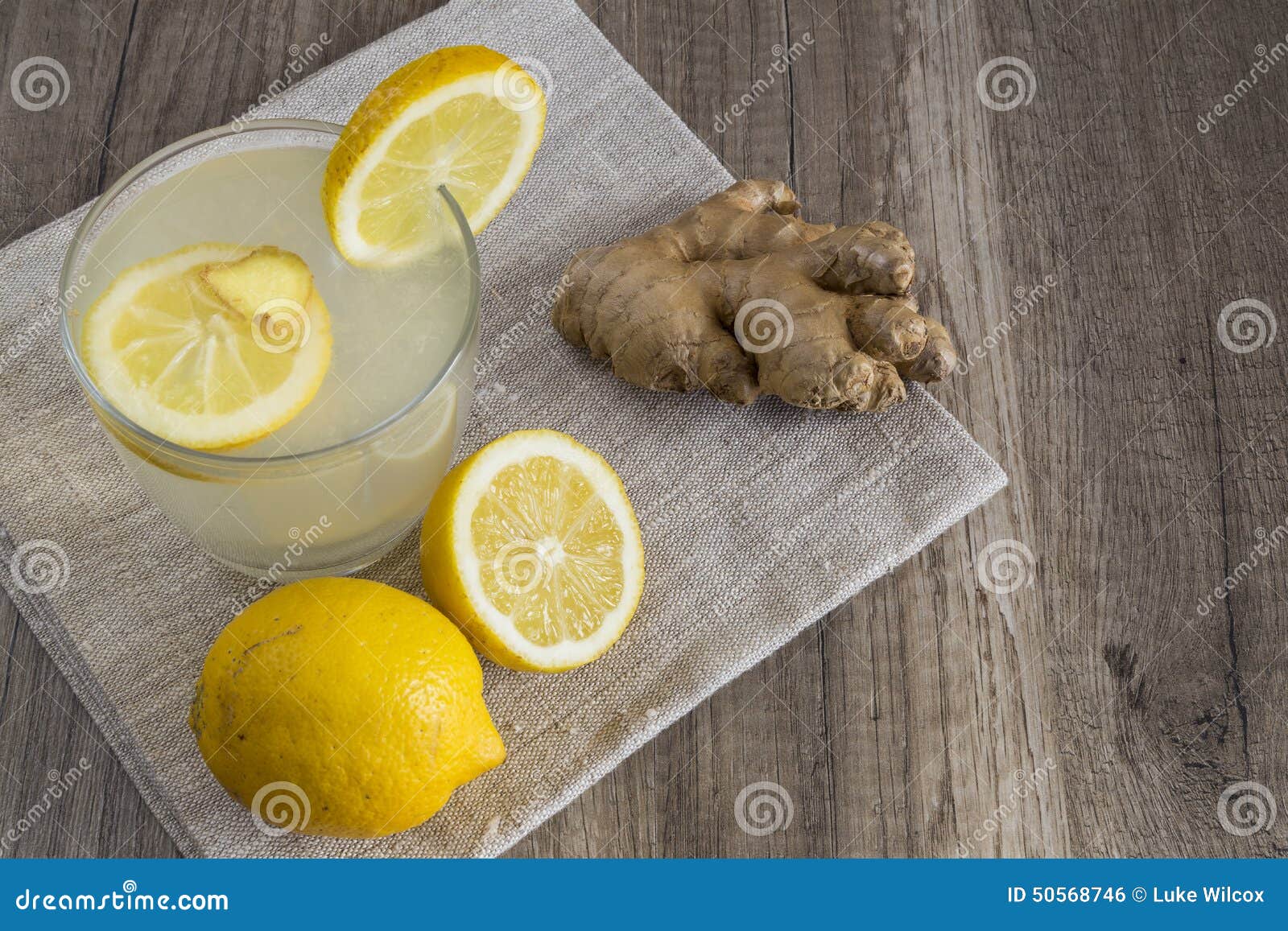 Detox Lemon and Ginger Drink Stock Photo - Image of energy, healthy ...