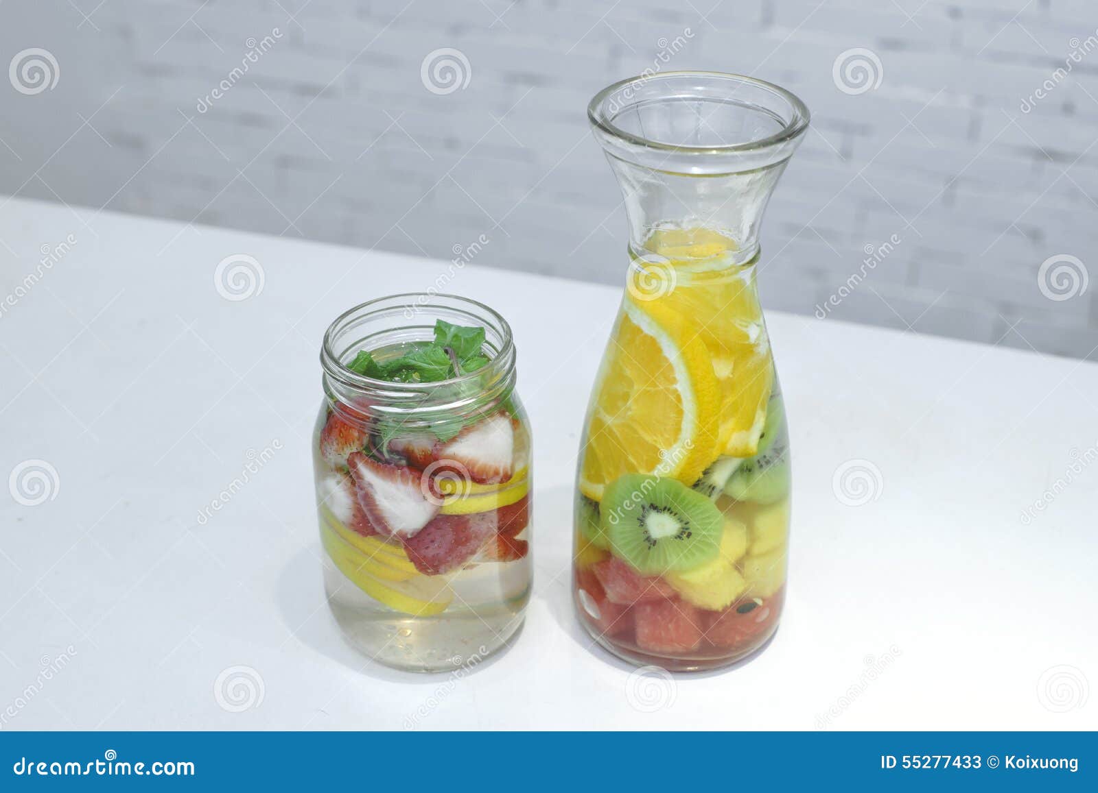 Detox water bottle stock image. Image of beverage, vegan - 55277433