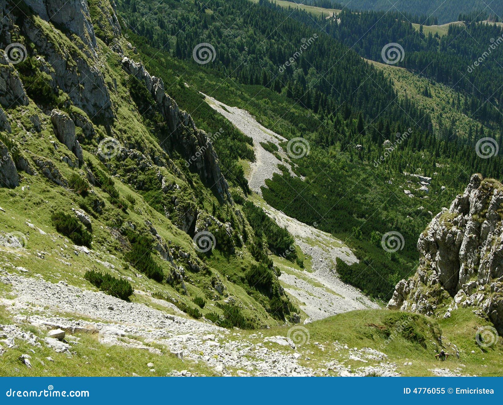 Detritus in Carpathian (Bucegi) Stock Image - Image of altitude ...