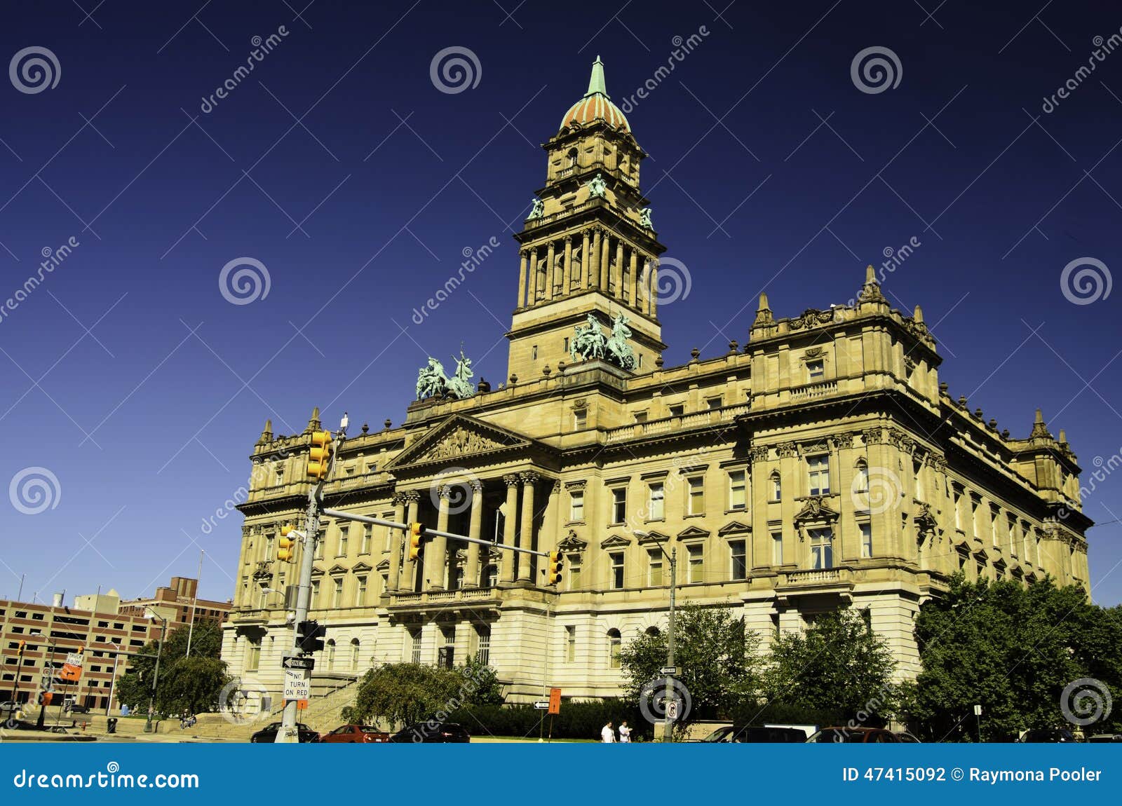 Detroit City Hall stock photo. Image of ancient, capital - 47415092