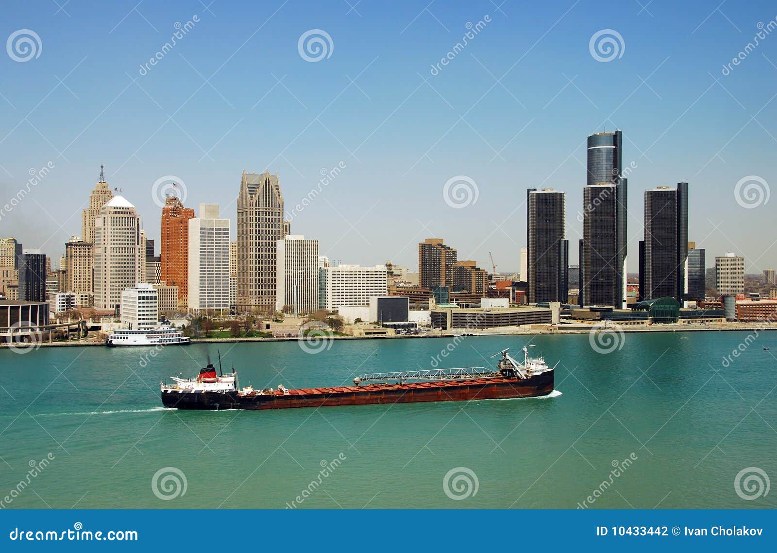 Detroit, Michigan stock photo. Image of district, michigan - 10433442