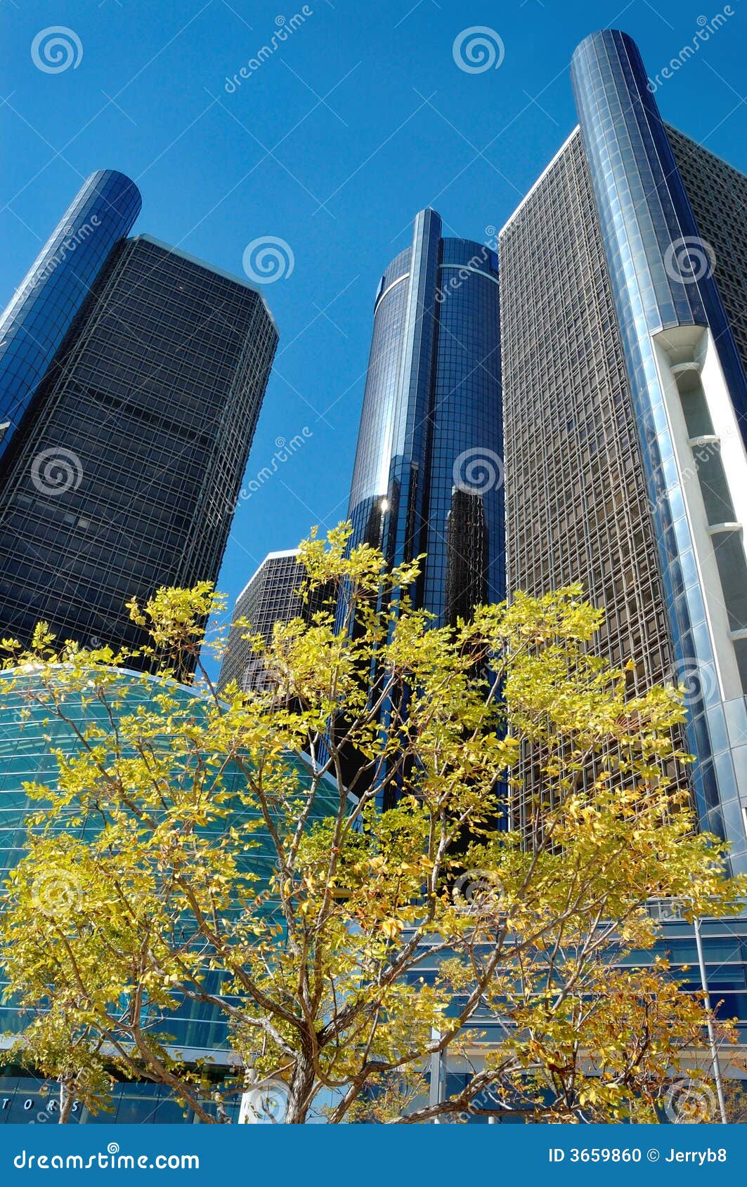Detroit Renaissance Building Royalty-Free Stock Photo | CartoonDealer ...