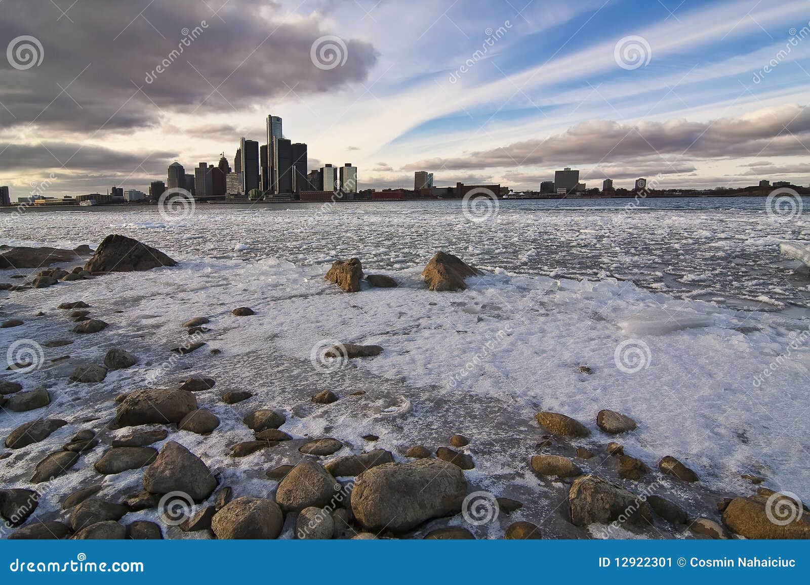 Detroit River 1 stock image. Image of nature, serene - 12922301