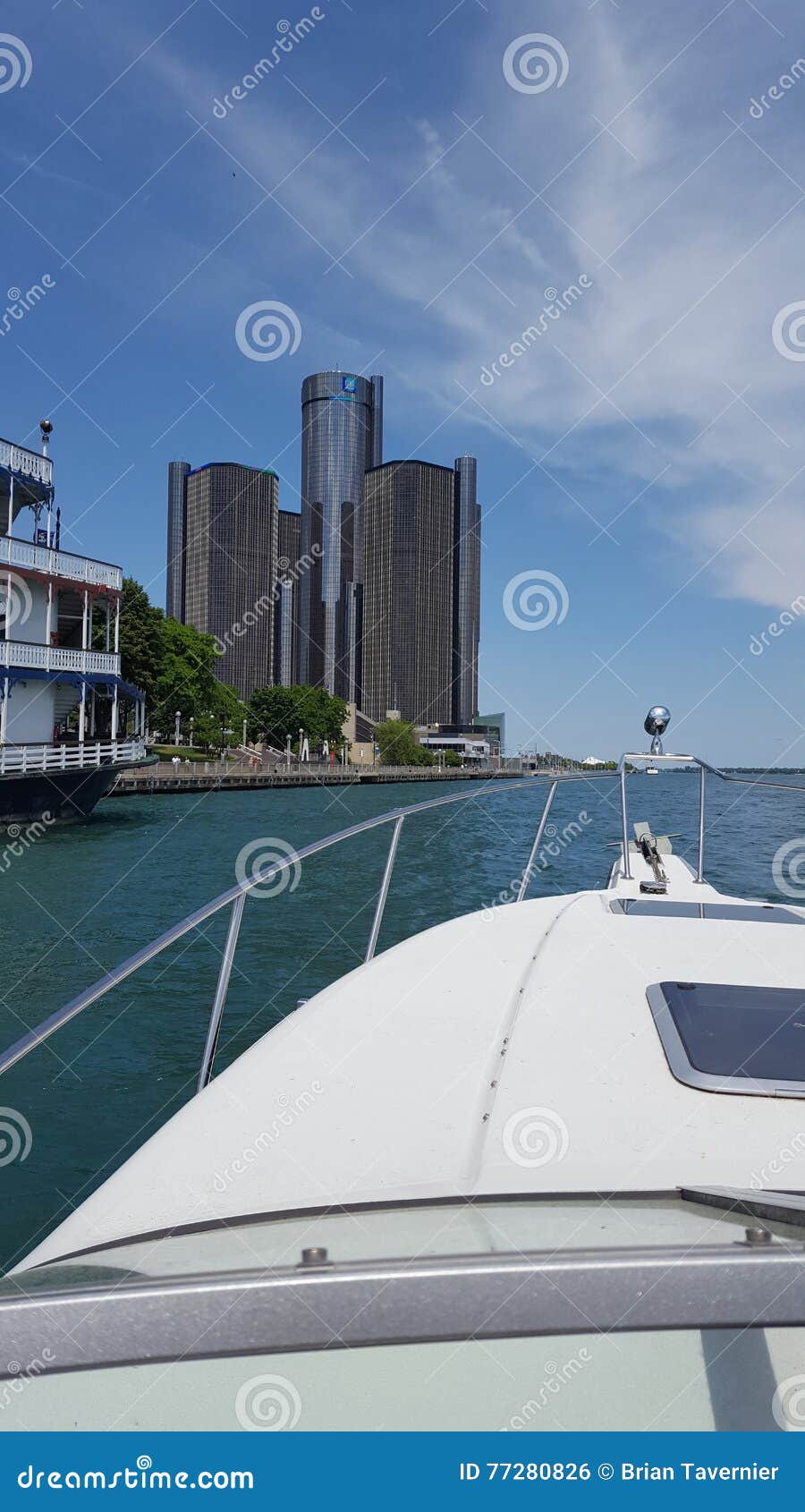 Detroit River Views editorial photo. Image of river, views - 77280826