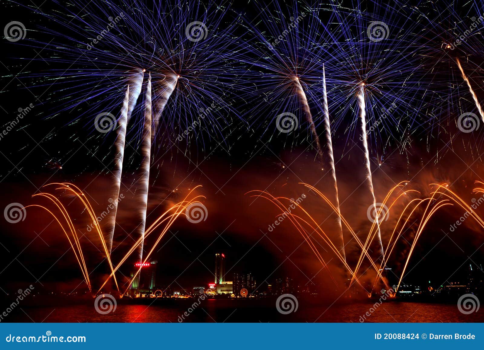 Detroit Target Fireworks Display Editorial Stock Image - Image of ...